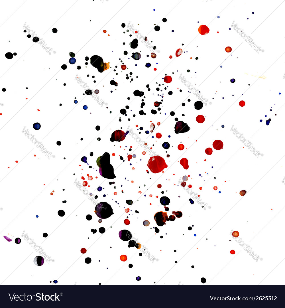 Paint splashes Royalty Free Vector Image - VectorStock