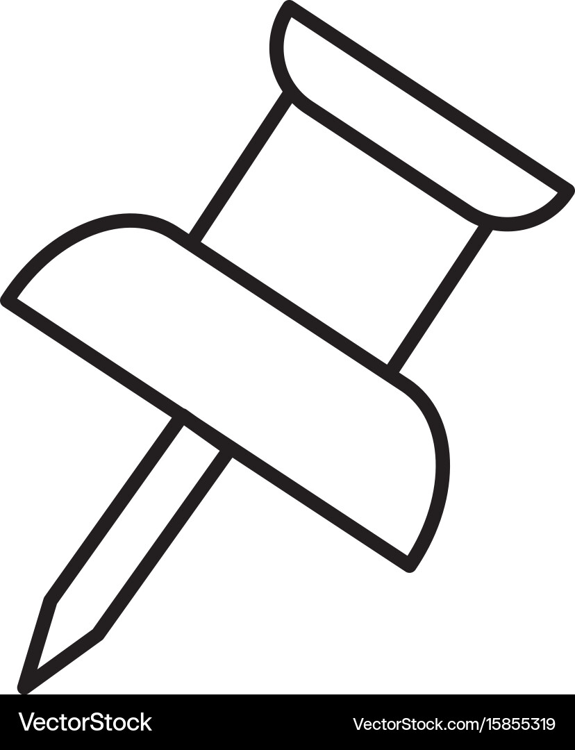 Office pin icon Royalty Free Vector Image - VectorStock