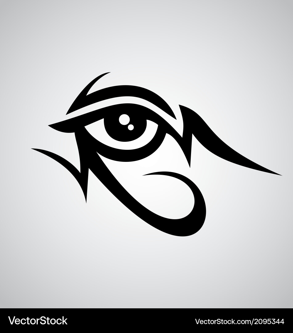 Tribal Eyes Royalty Free Vector Image - VectorStock
