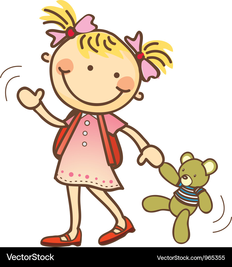 Cute Cartoon Children Royalty Free Vector Image