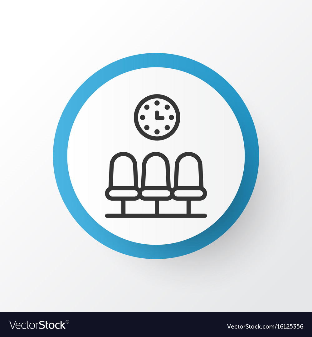 Waiting room icon symbol premium quality isolated Vector Image Waiting room icon symbol premium quality isolated Vector Image