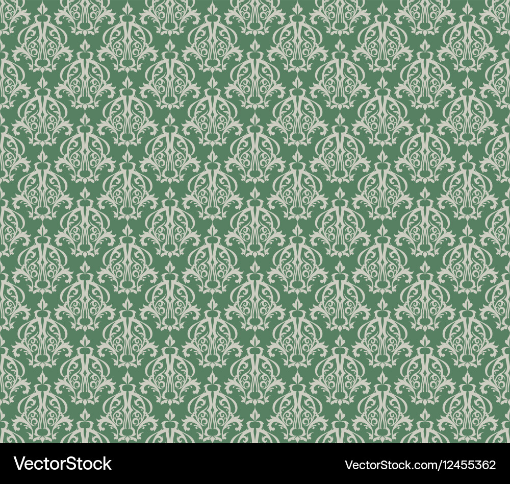 Vintage abstract geometric floral classic pattern Vector Image