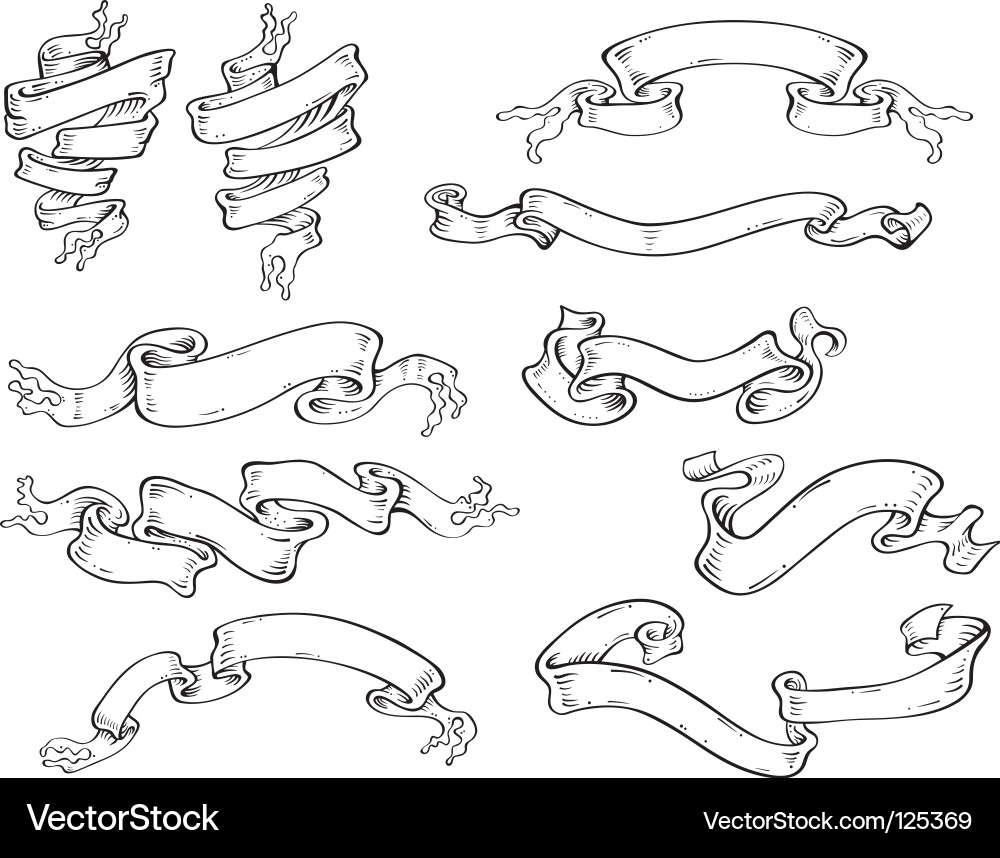 Antique vintage banners set Royalty Free Vector Image - VectorStock