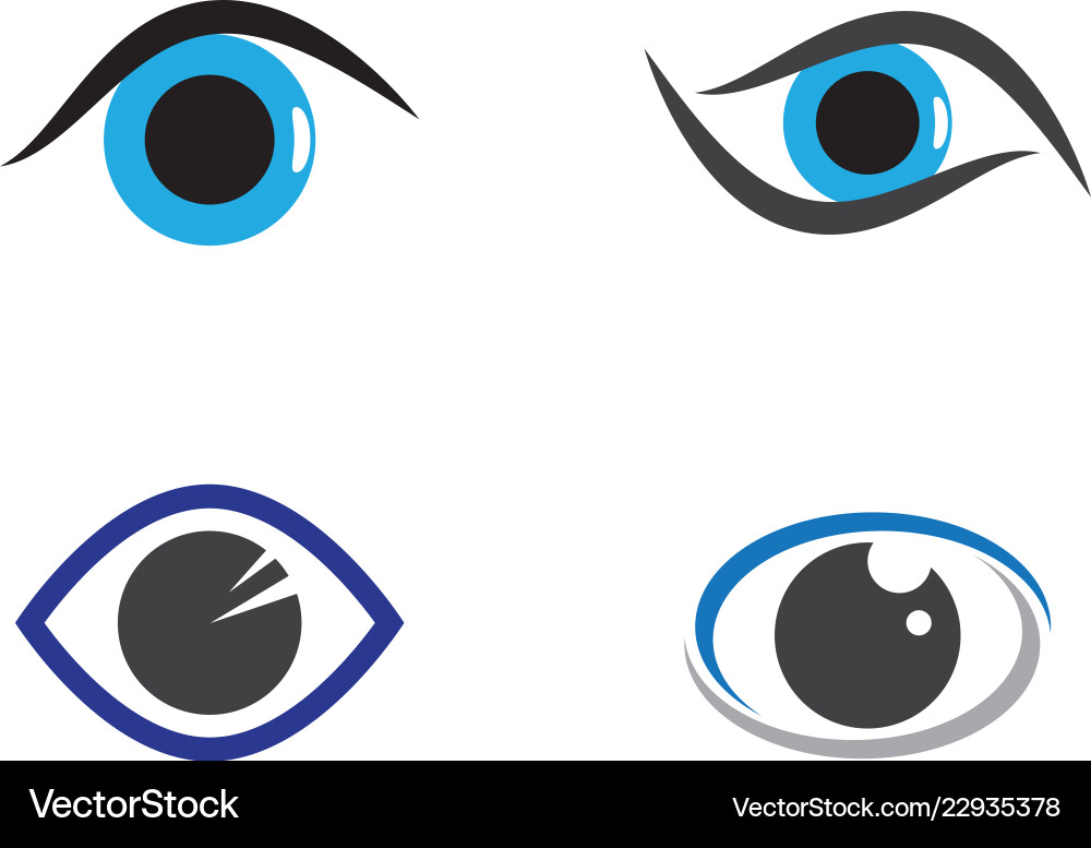 Eye logo icon Royalty Free Vector Image - VectorStock