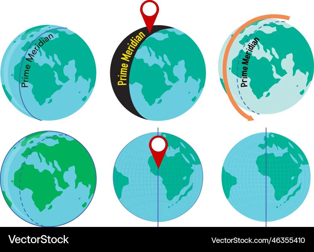 World Map Showing Prime Meridian The World If The Prime Meridian/Anti