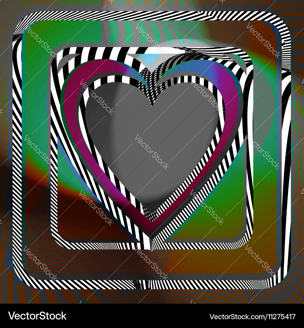 Abstract heart Royalty Free Vector Image - VectorStock