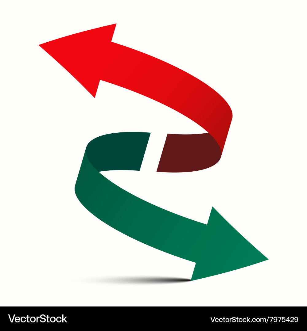 Double Arrow - Diagonal Left Right and Up Down Vector Image