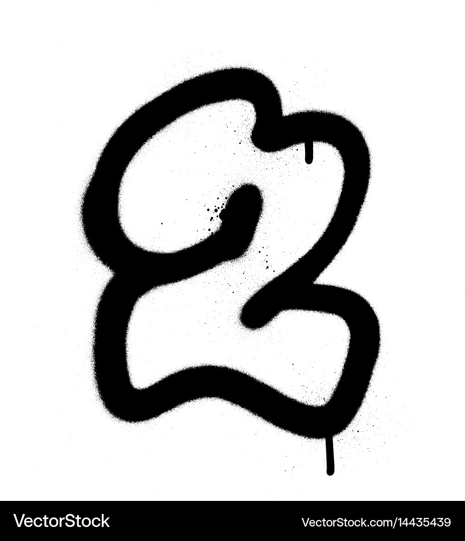 Bubble Letters Numbers 2