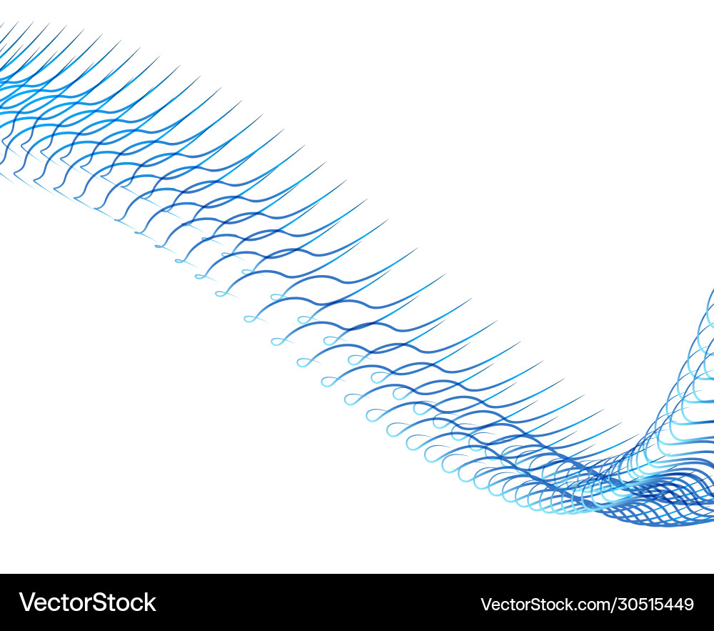 Abstract background blend wave line design Vector Image