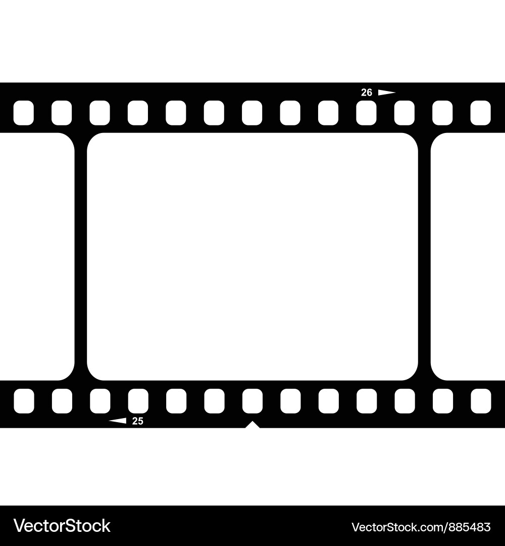 Blank 35mm film strip Royalty Free Vector Image