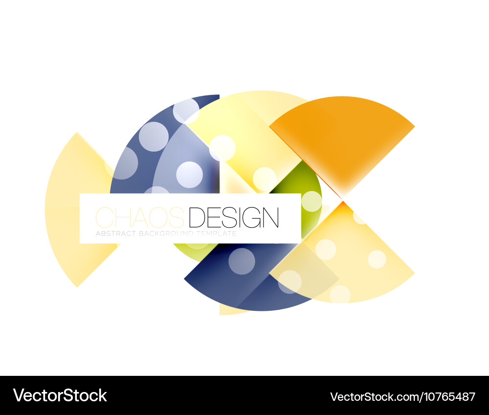 Dotted circles abstract background Royalty Free Vector Image