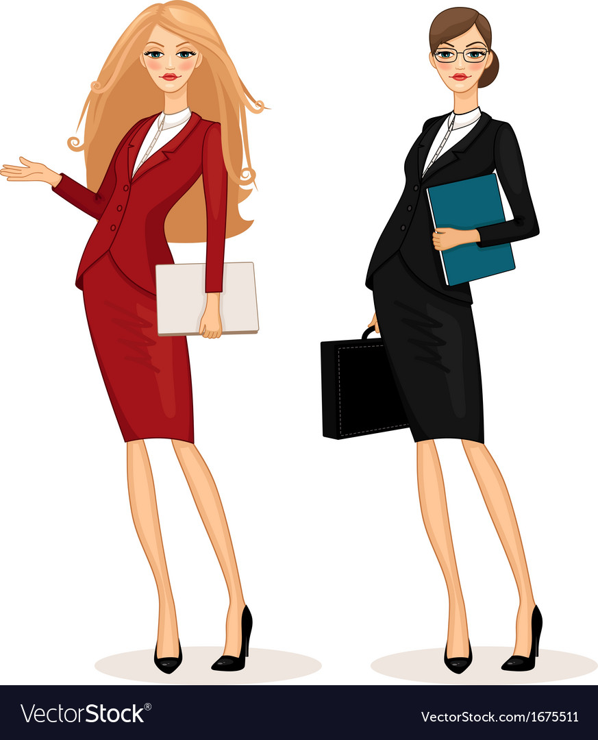 Business woman Royalty Free Vector Image - VectorStock