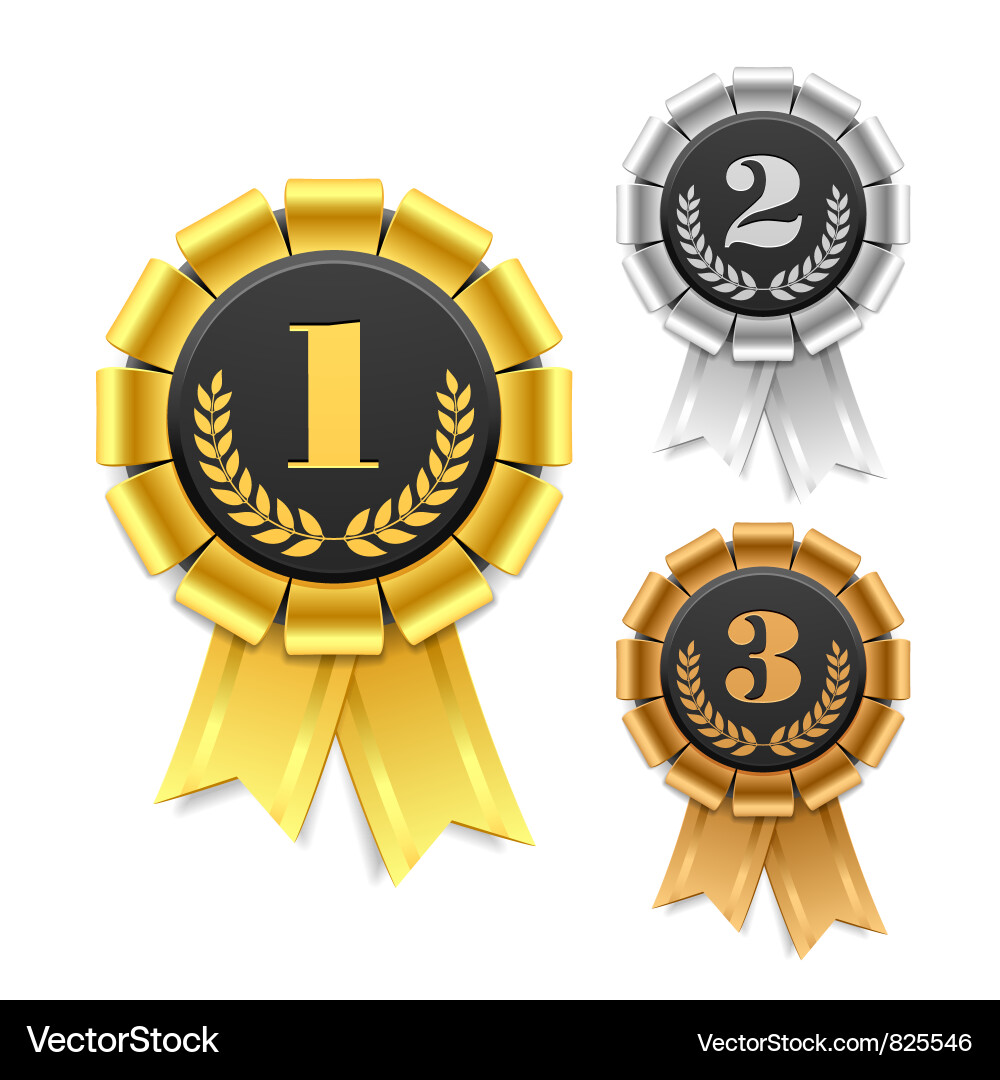 Award ribbon Royalty Free Vector Image - VectorStock