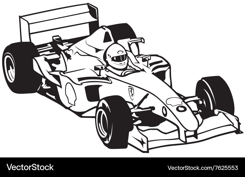 Formula One Royalty Free Vector Image - VectorStock
