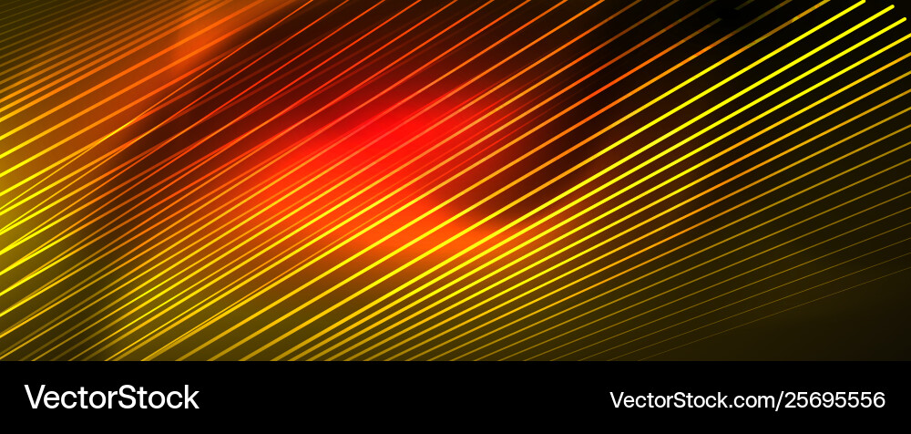 Shiny color neon light with lines abstract Vector Image
