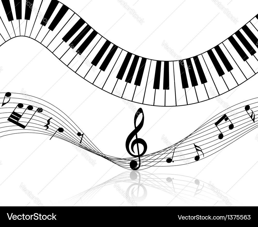 Music staff Royalty Free Vector Image - VectorStock