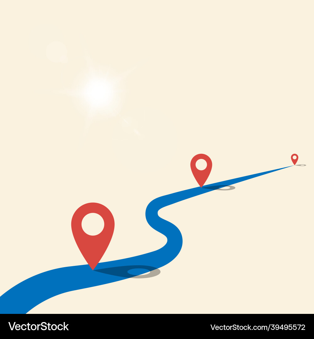 Road and route milestones Royalty Free Vector Image