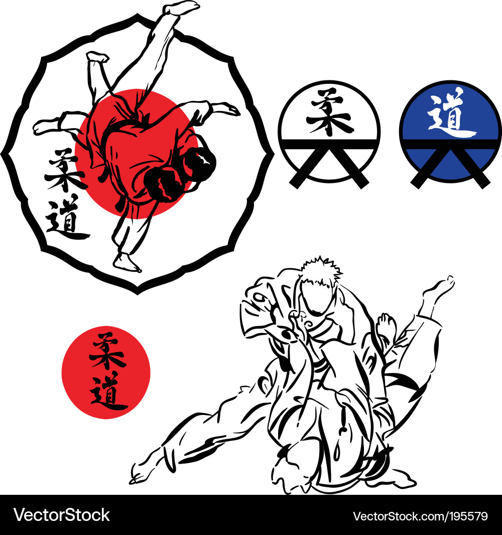 Judo Royalty Free Vector Image - VectorStock