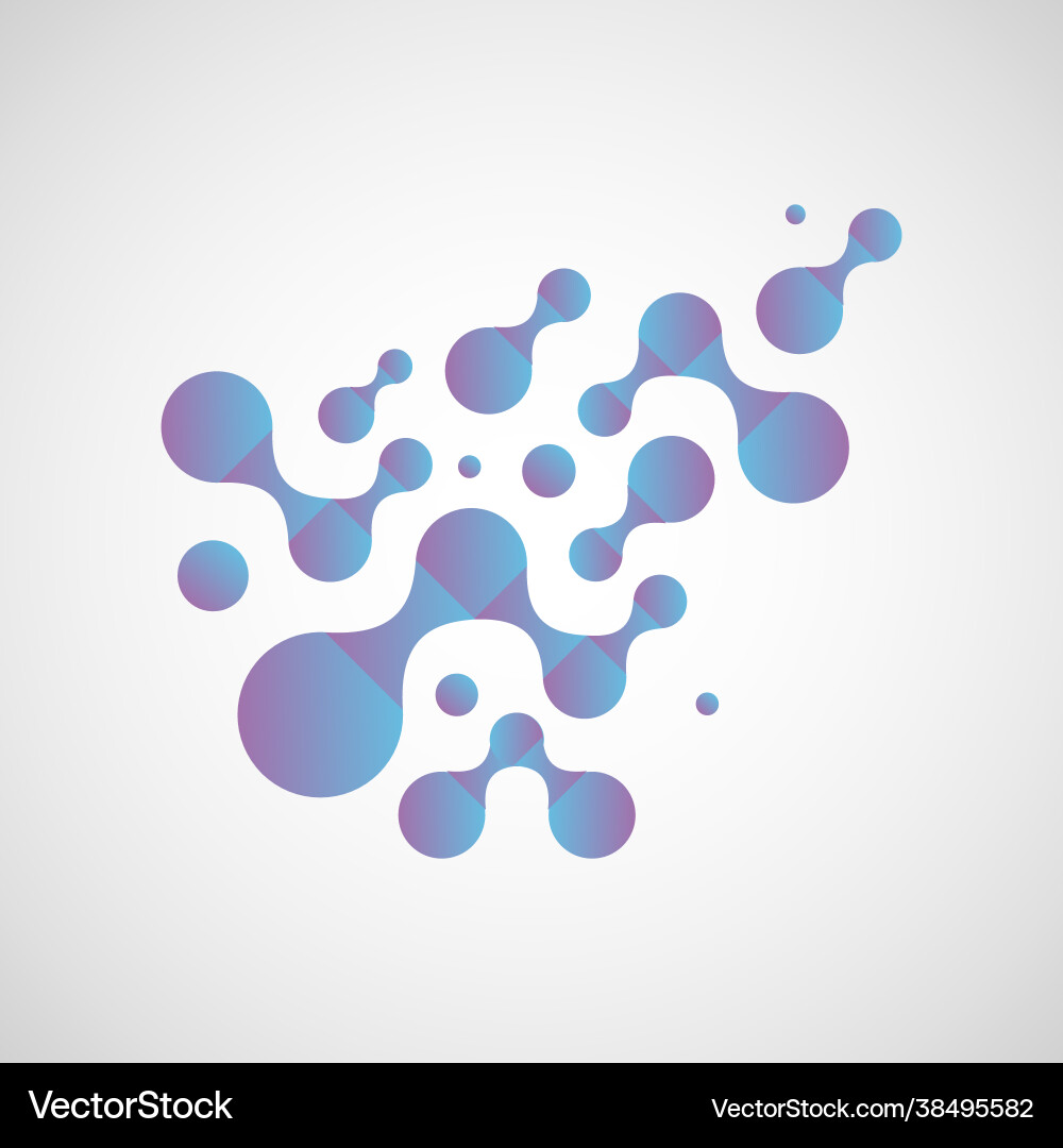 Circle connect icon in modern style on white Vector Image