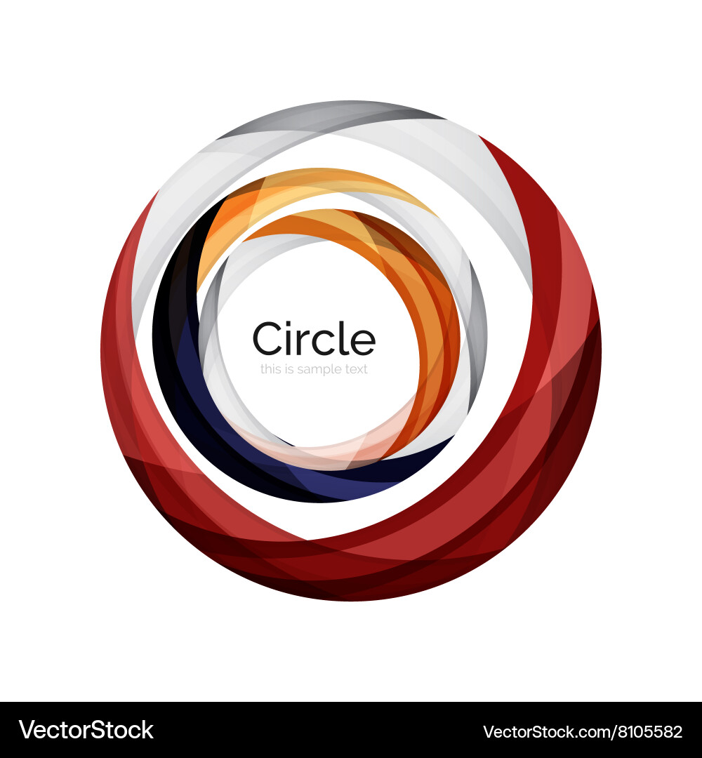 Swirl icon or background Royalty Free Vector Image