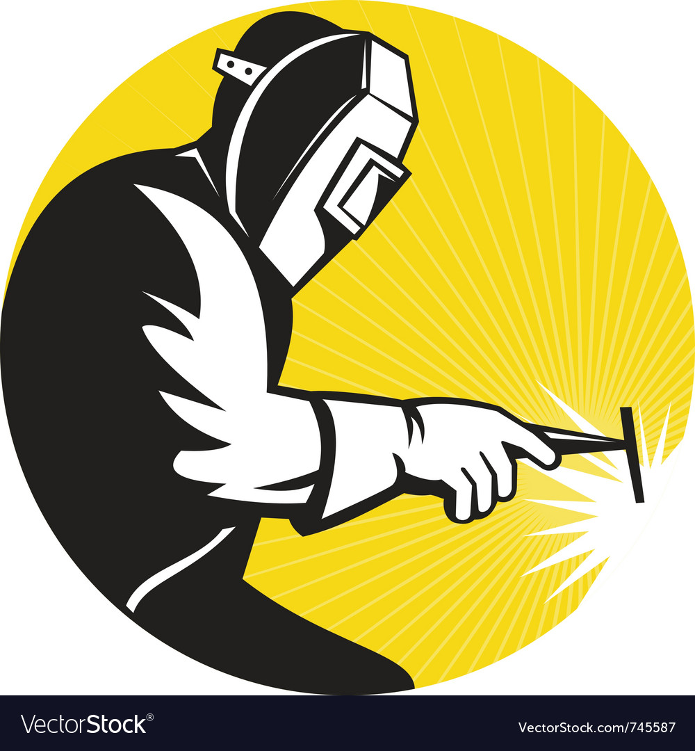 Welder Royalty Free Vector Image - VectorStock
