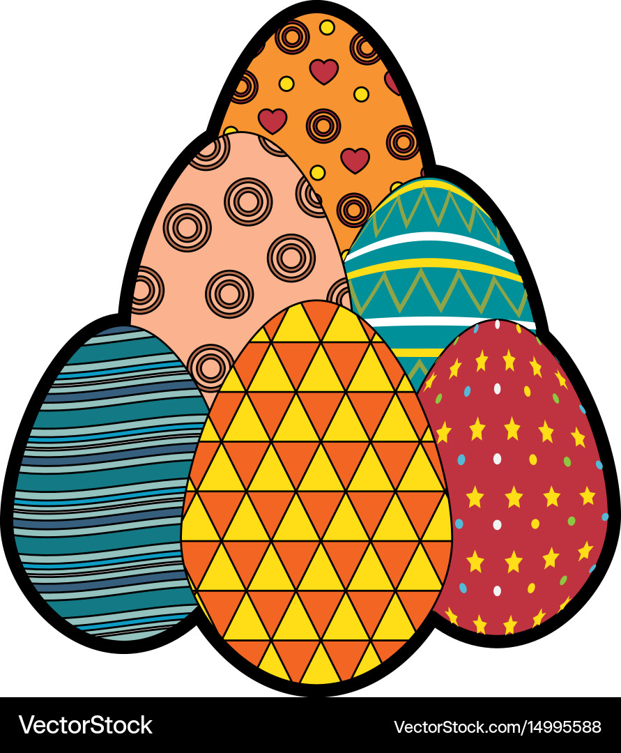Happy easter design Royalty Free Vector Image - VectorStock
