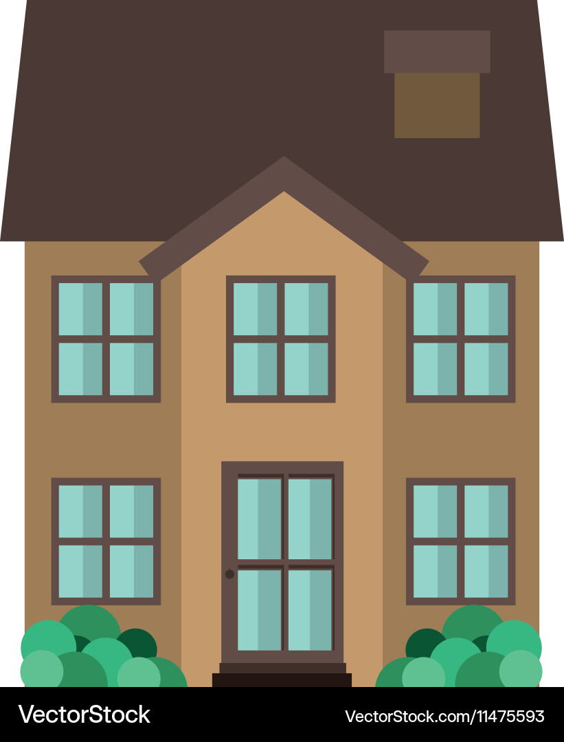 Home building icon Royalty Free Vector Image - VectorStock
