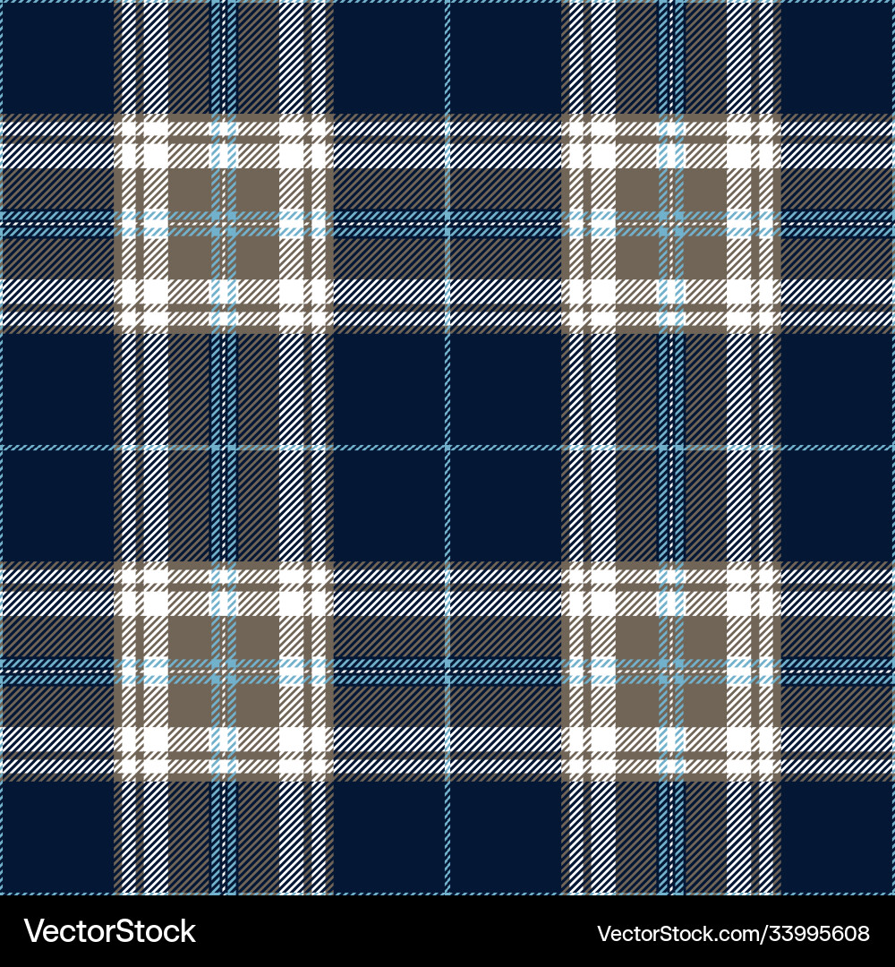 Blue tartan plaid scottish pattern Royalty Free Vector Image
