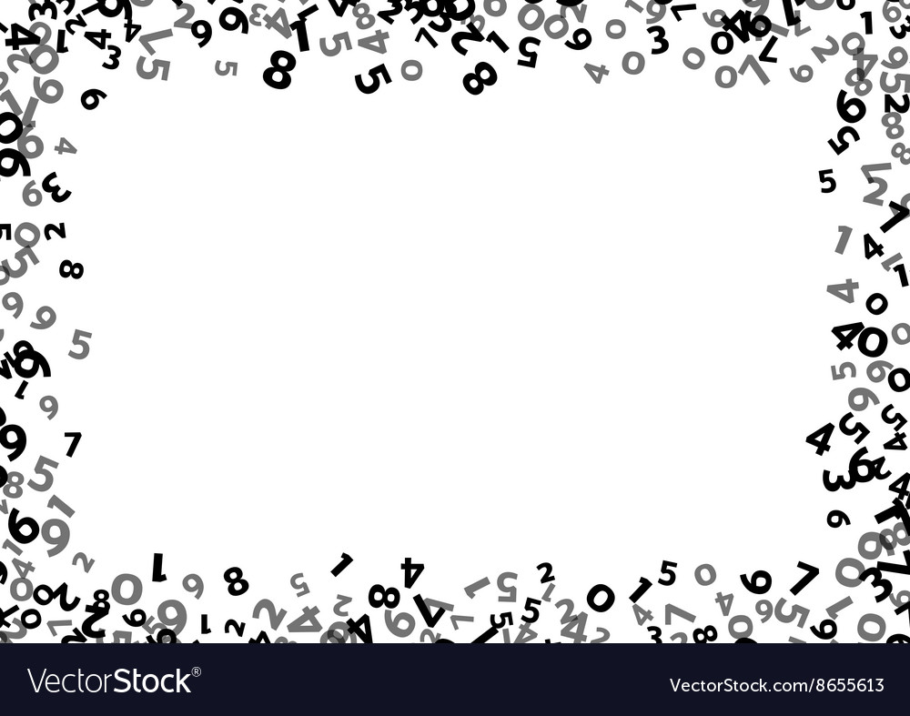 Abstract math number background Royalty Free Vector Image