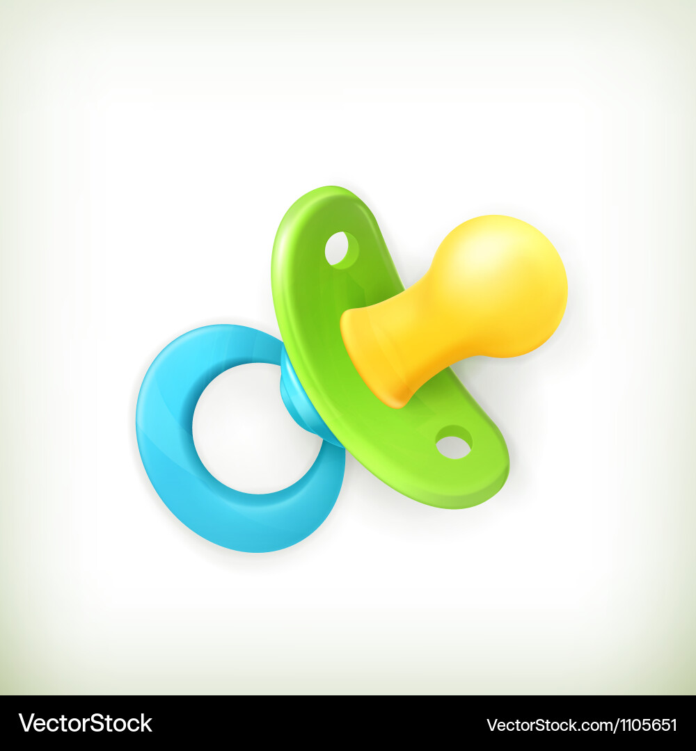 Pacifier icon Royalty Free Vector Image - VectorStock