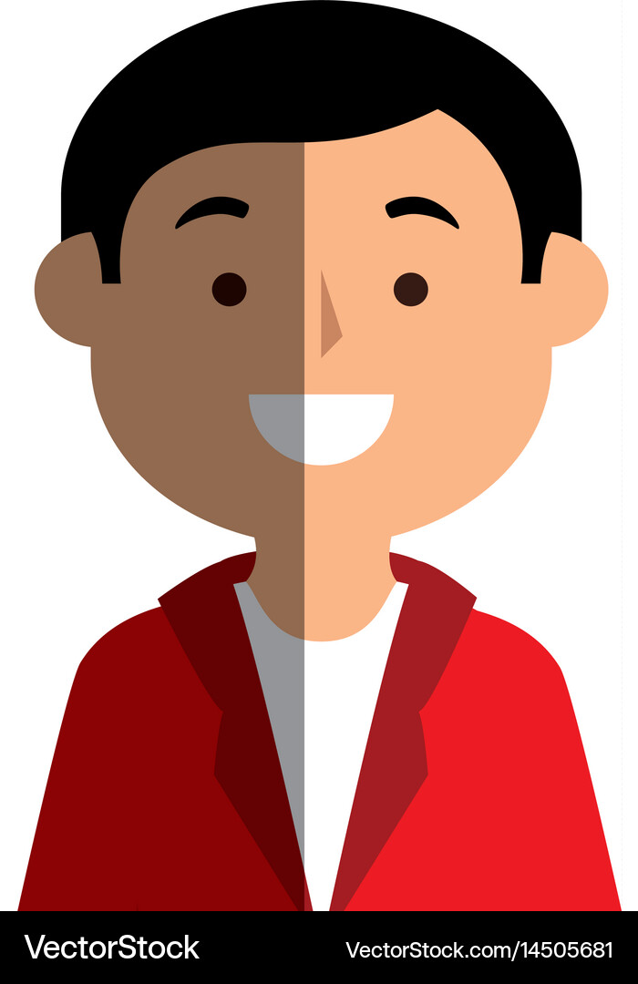 Young man avatar character Royalty Free Vector Image