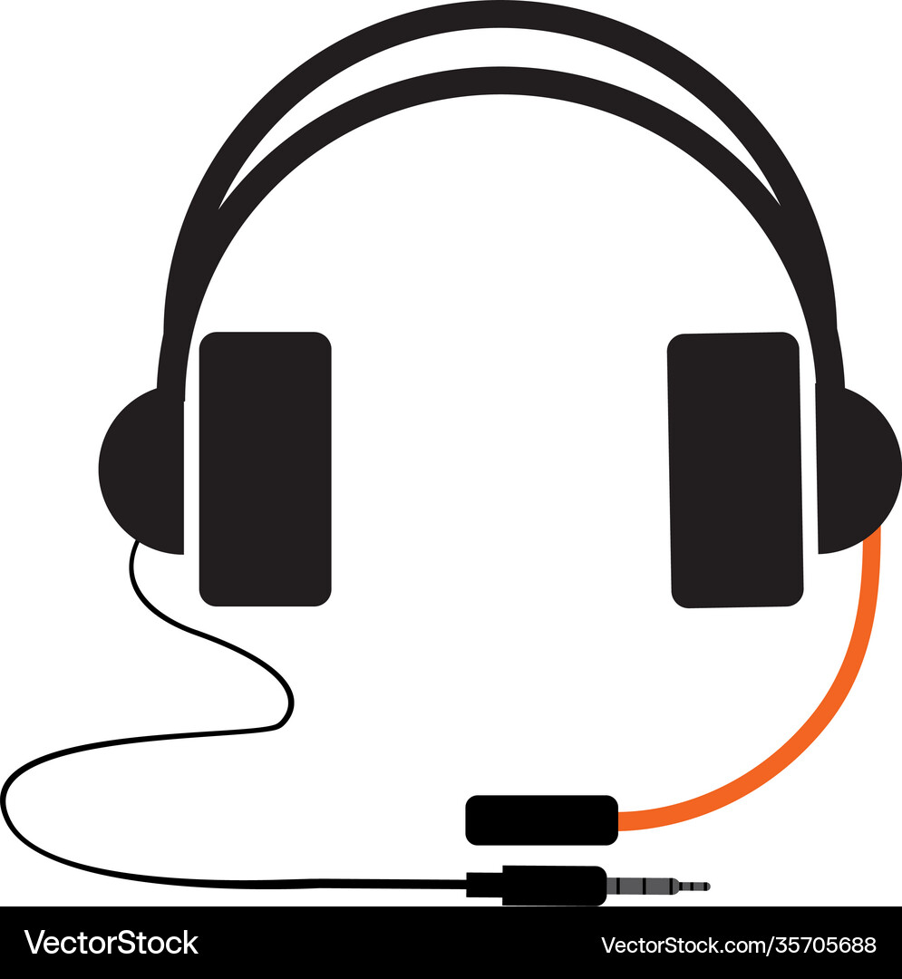 Headphone Royalty Free Vector Image - VectorStock