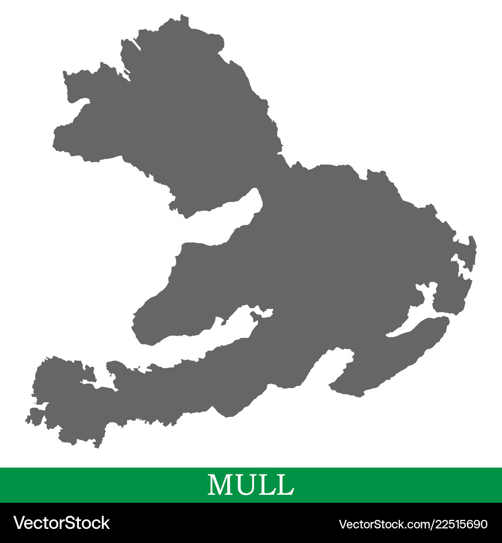 High quality map of island Royalty Free Vector Image