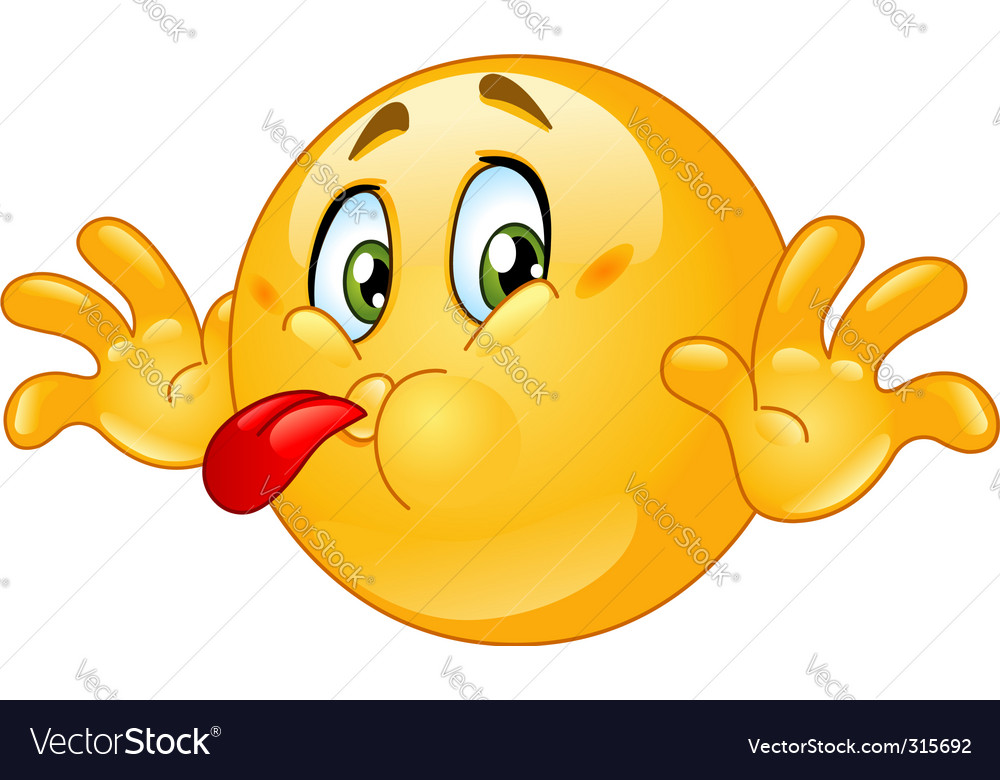 Tongue out emoticon Royalty Free Vector Image - VectorStock Tongue out emoticon Royalty Free Vector Image - VectorStock