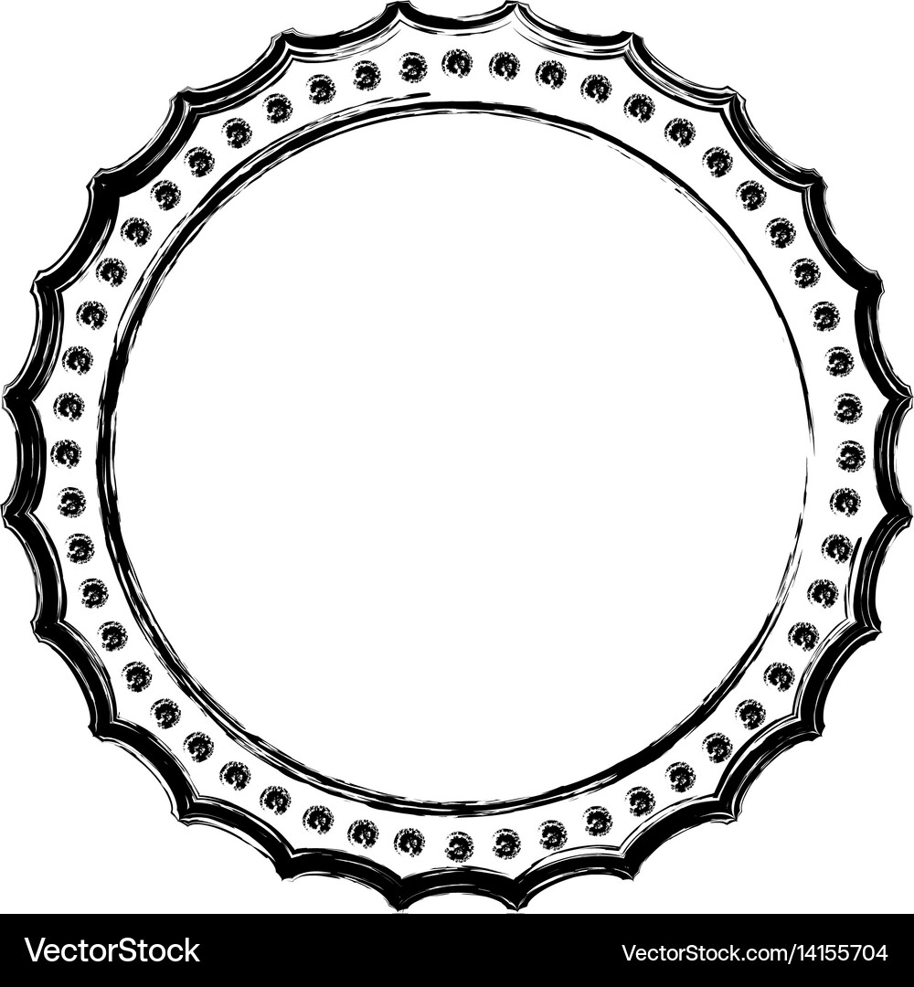 Blank label stamp Royalty Free Vector Image - VectorStock