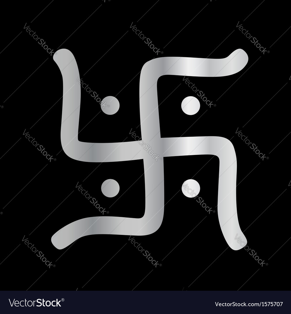 Swastika Symbol of Jainism religion Royalty Free Vector Swastika Symbol of Jainism religion Royalty Free Vector