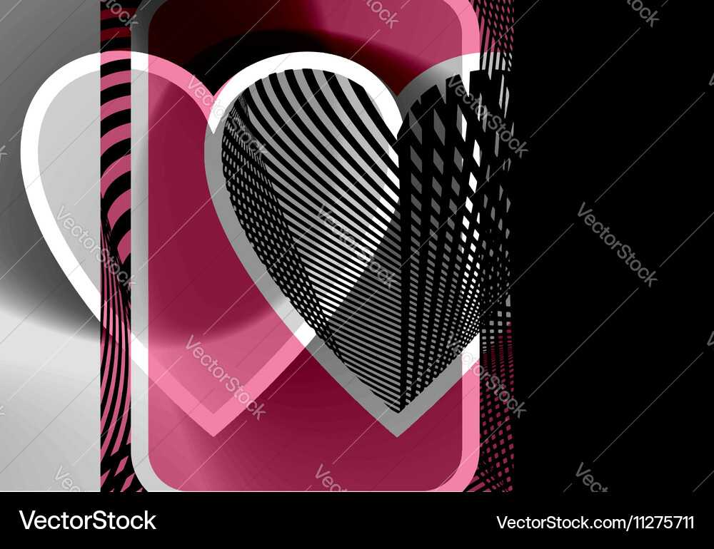 Abstract heart Royalty Free Vector Image - VectorStock