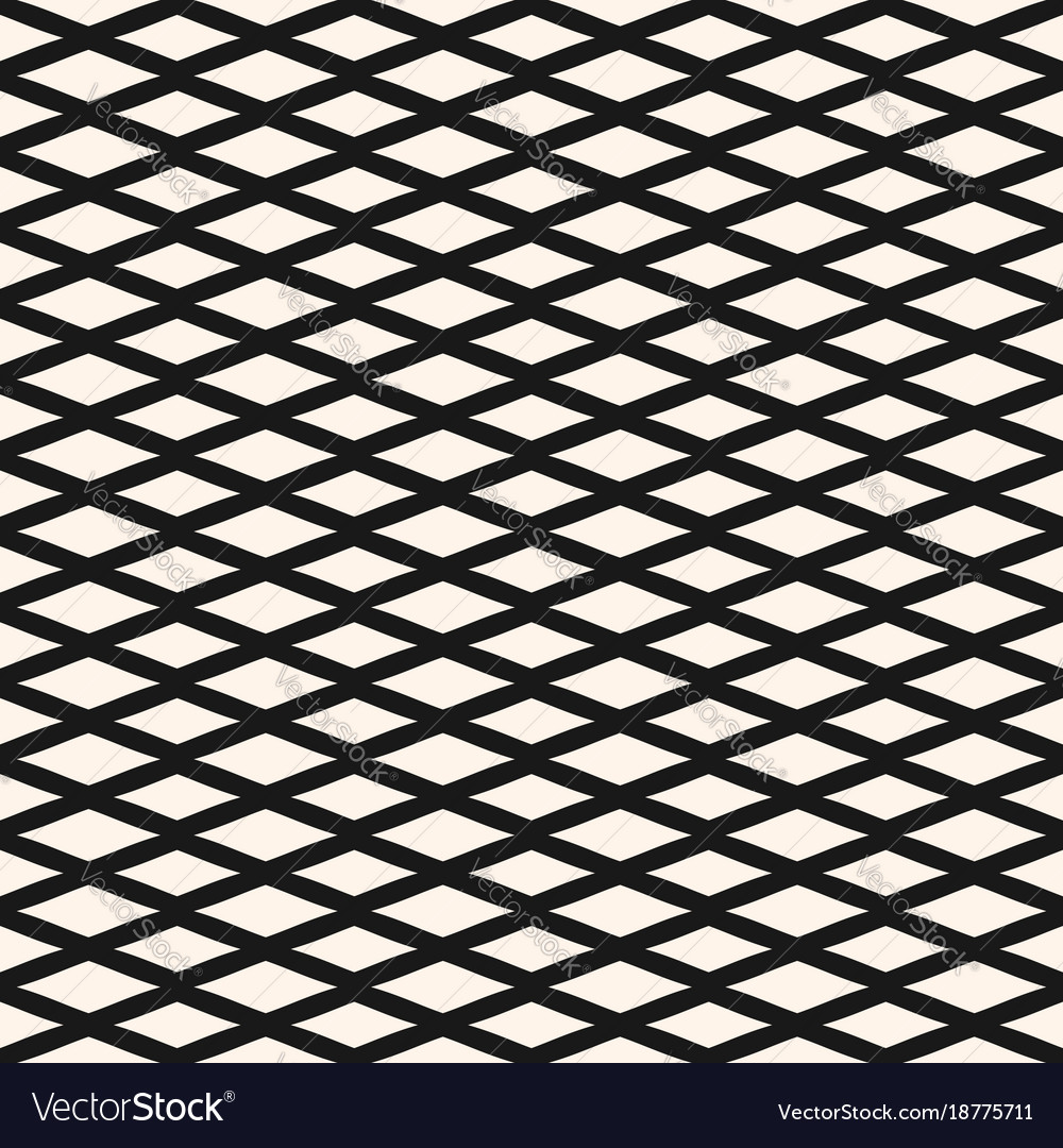 Diamond seamless geometric pattern mesh texture Vector Image