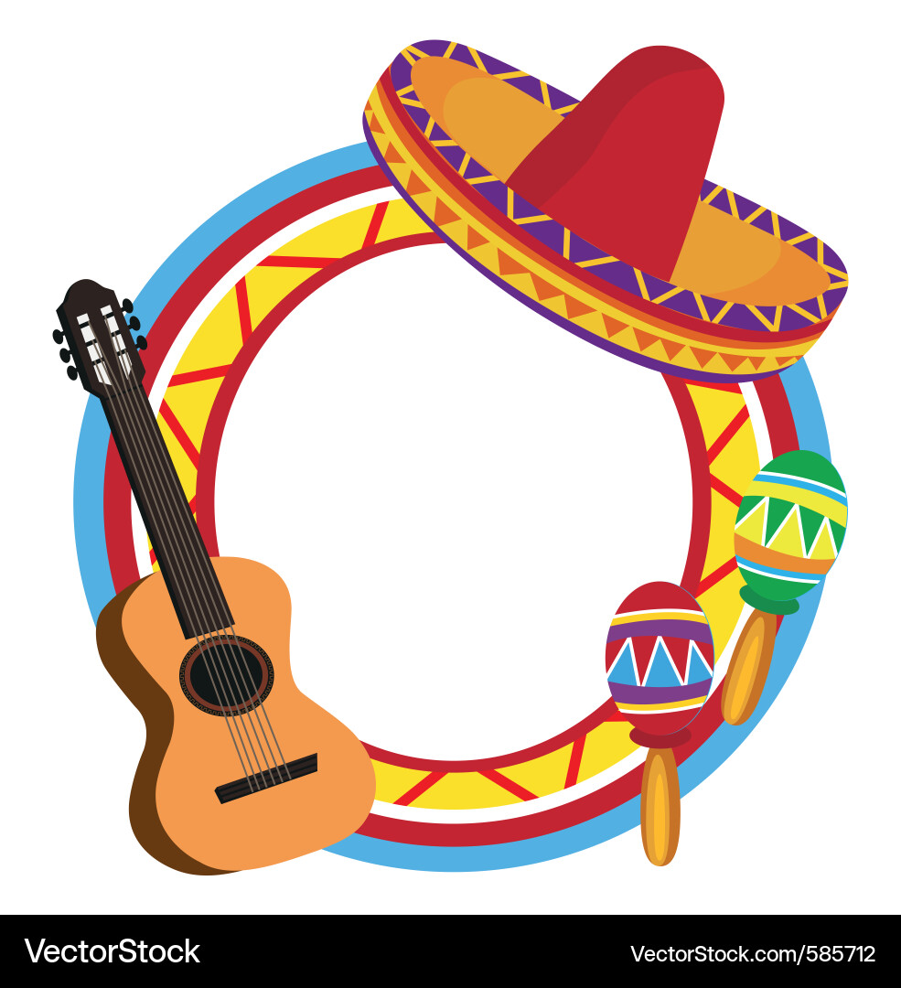 Mexican style Royalty Free Vector Image - VectorStock