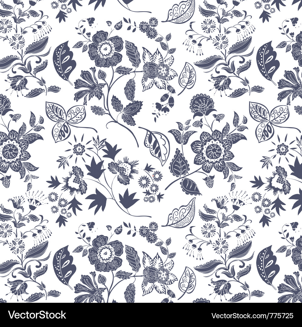Floral print Royalty Free Vector Image - VectorStock