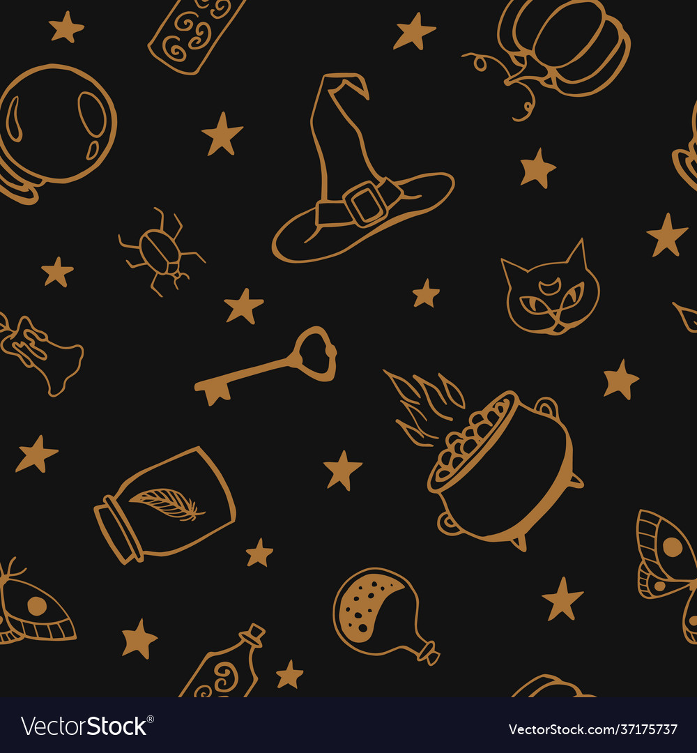 Witchcraft magic background for witches Royalty Free Vector