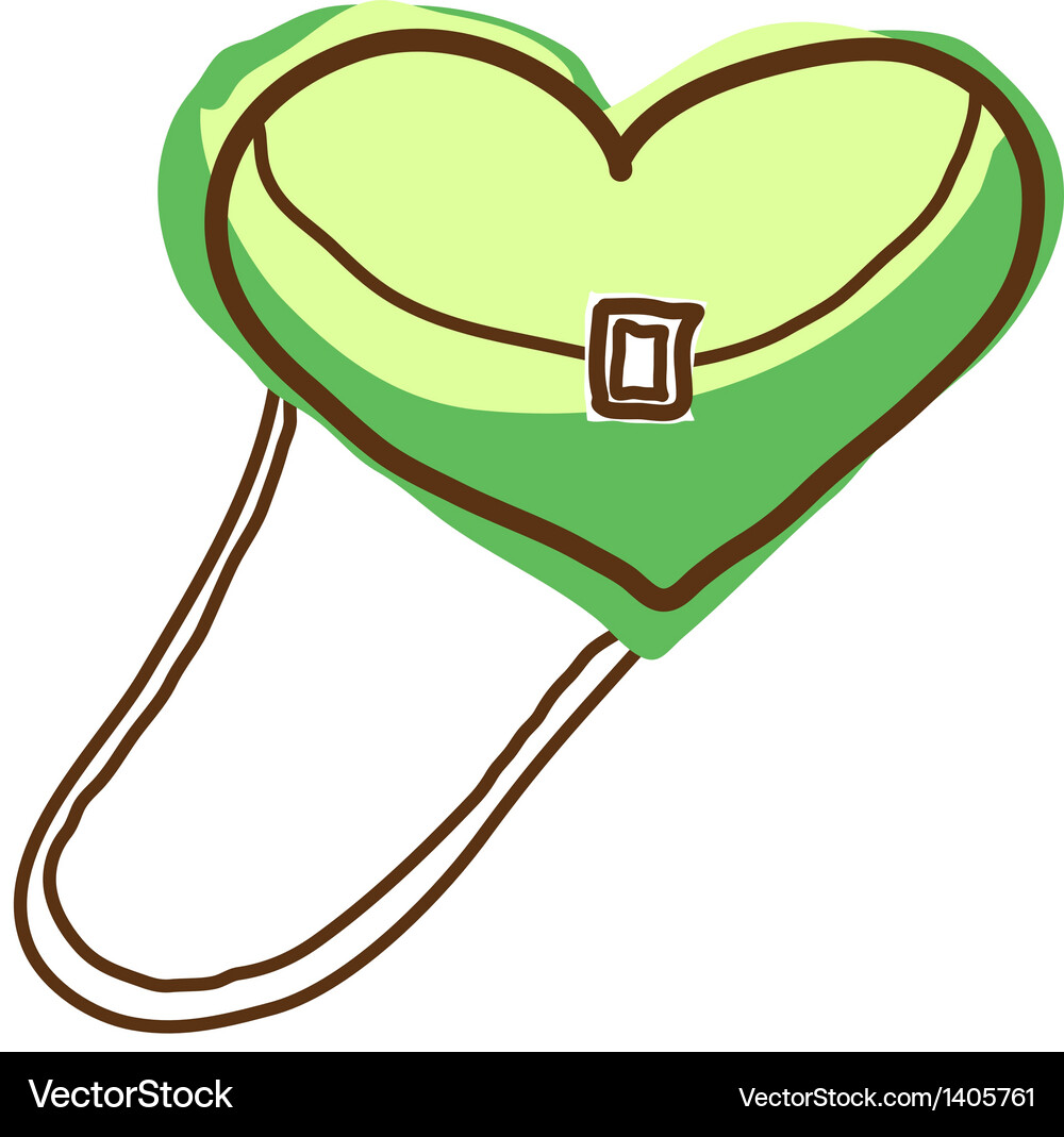 A view of hand bag Royalty Free Vector Image - VectorStock