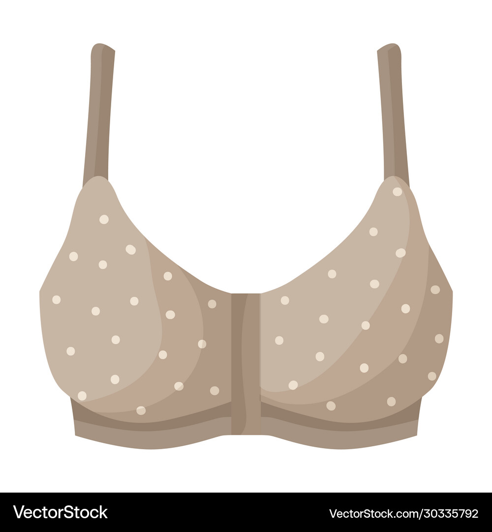 Bra iconcartoon icon isolated Royalty Free Vector Image