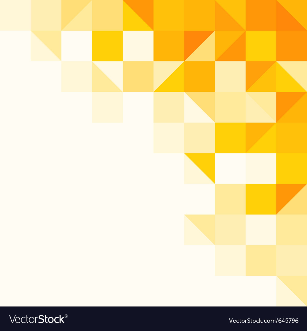 Yellow abstract pattern Royalty Free Vector Image