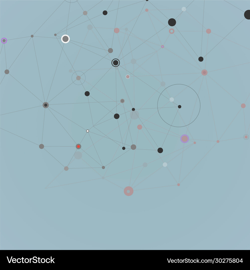 Network and connection background for your Vector Image
