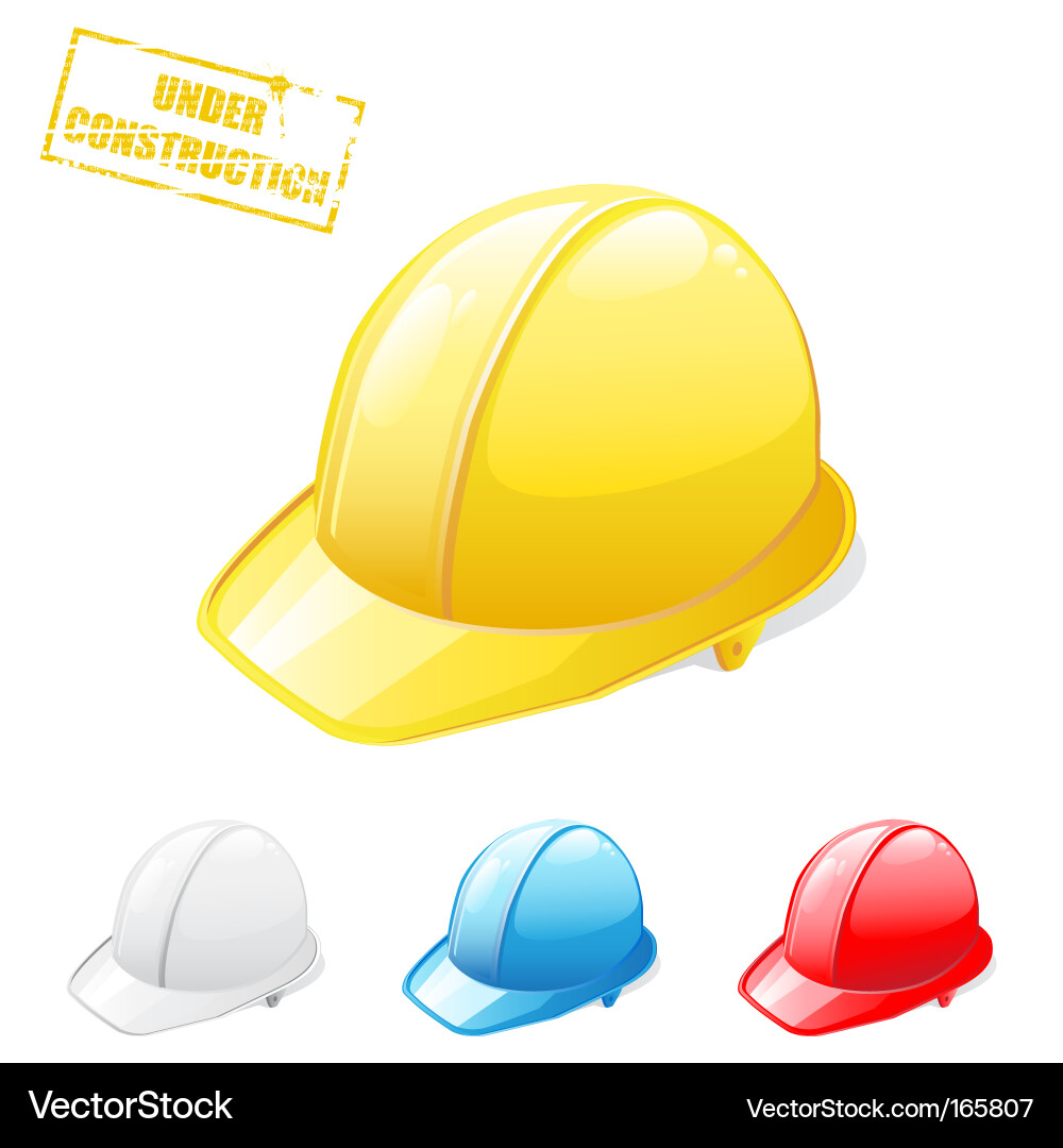 Hard hat Royalty Free Vector Image - VectorStock