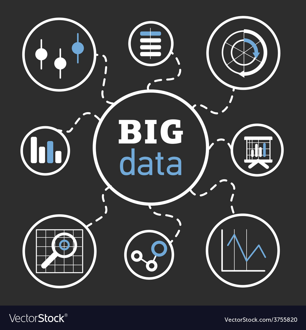 BigData Royalty Free Vector Image - VectorStock