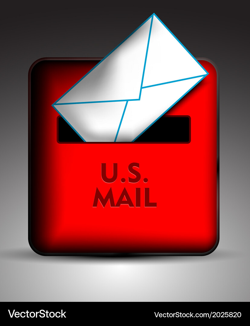 Mail box Royalty Free Vector Image - VectorStock