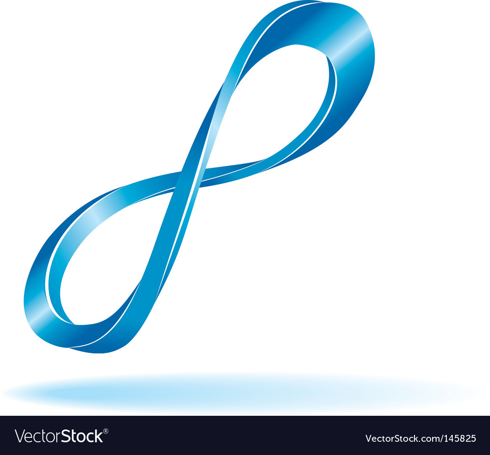 Infinity symbol Royalty Free Vector Image - VectorStock
