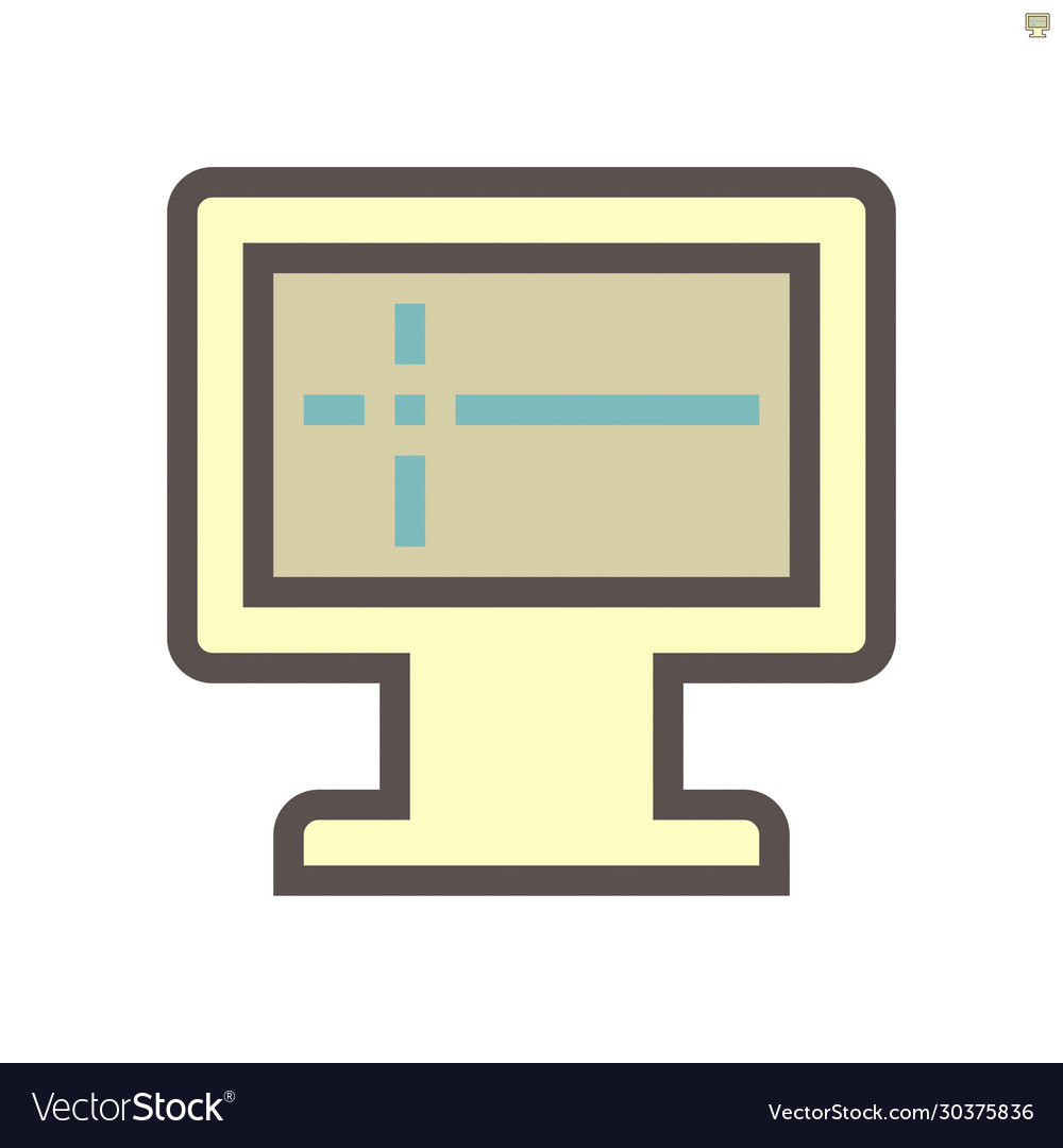 Engineering design and computer icon design Vector Image